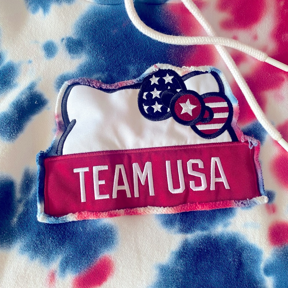 Hello Kitty Team Usa Pullover Hoodie Sweatshirt From … - Gem